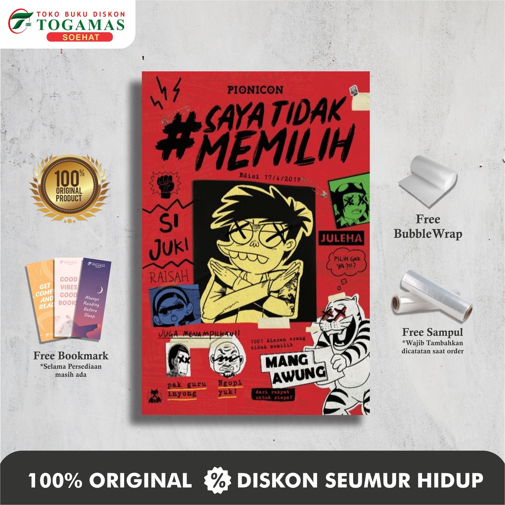 Jual Si Juki #Sayatidakmemilih - Pionicon | Shopee Indonesia