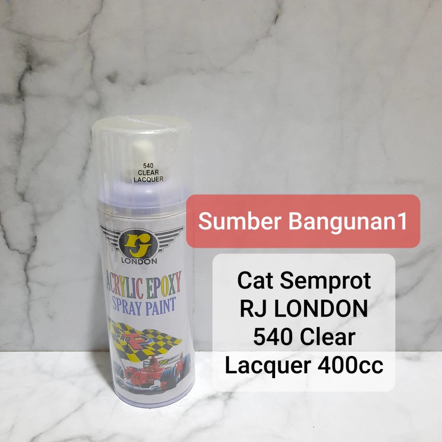 Jual Cat semprot RJ LONDON 540 Clear lacquer pylox pilox besi tembok ...