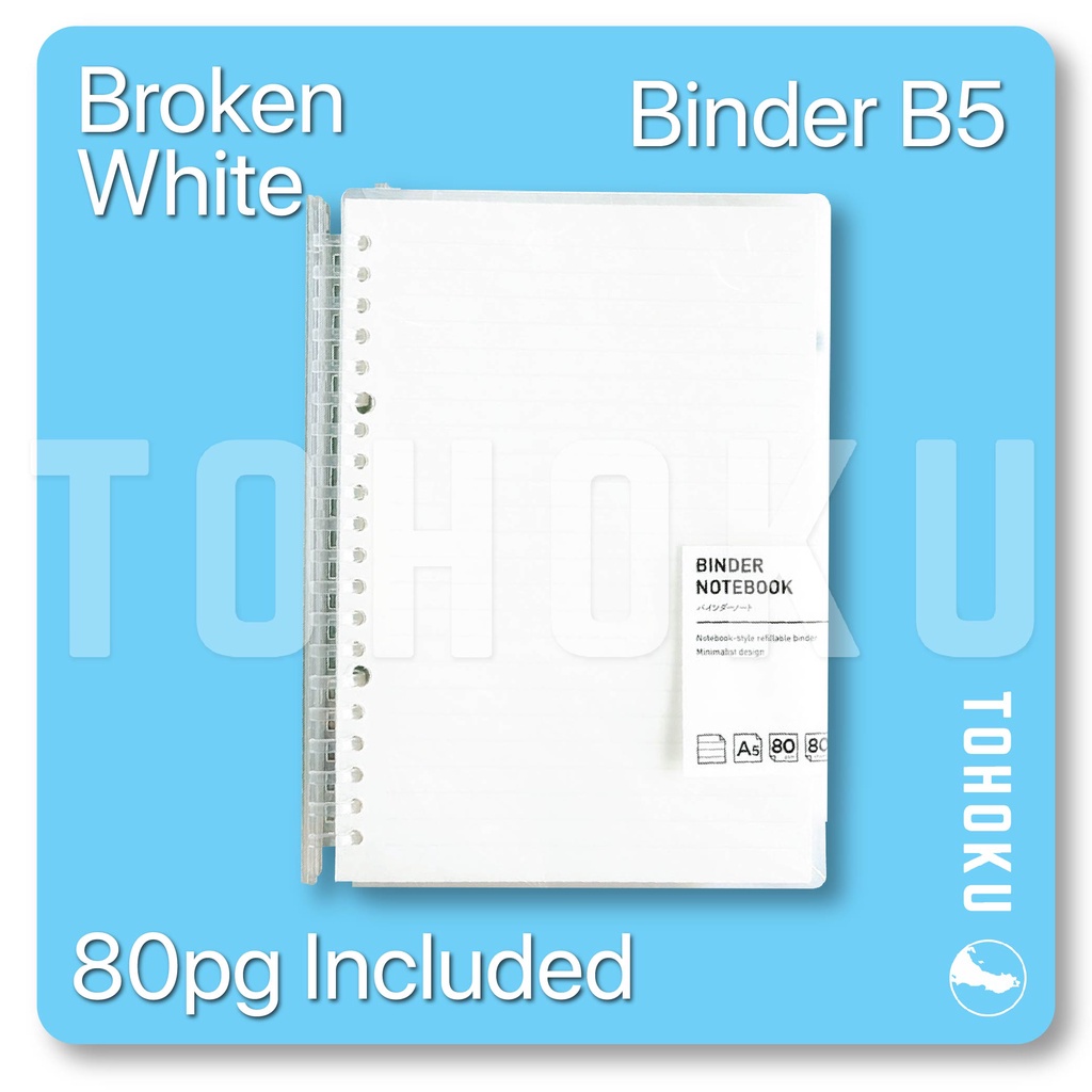 Jual Slim Binder Transparan Notebook B5 Loose Leaf | Shopee Indonesia