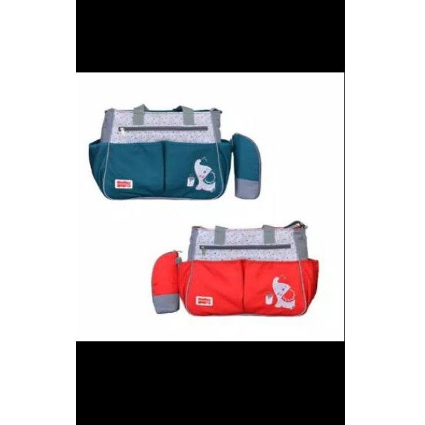 Jual Tas Dialogue Baby DGT7329(Hijau Dan Merah) | Shopee Indonesia