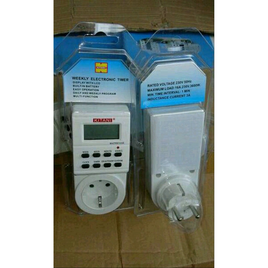 Jual Jual Colokan/ Stop kontak Timer Digital Kitani Terlaris | Shopee ...