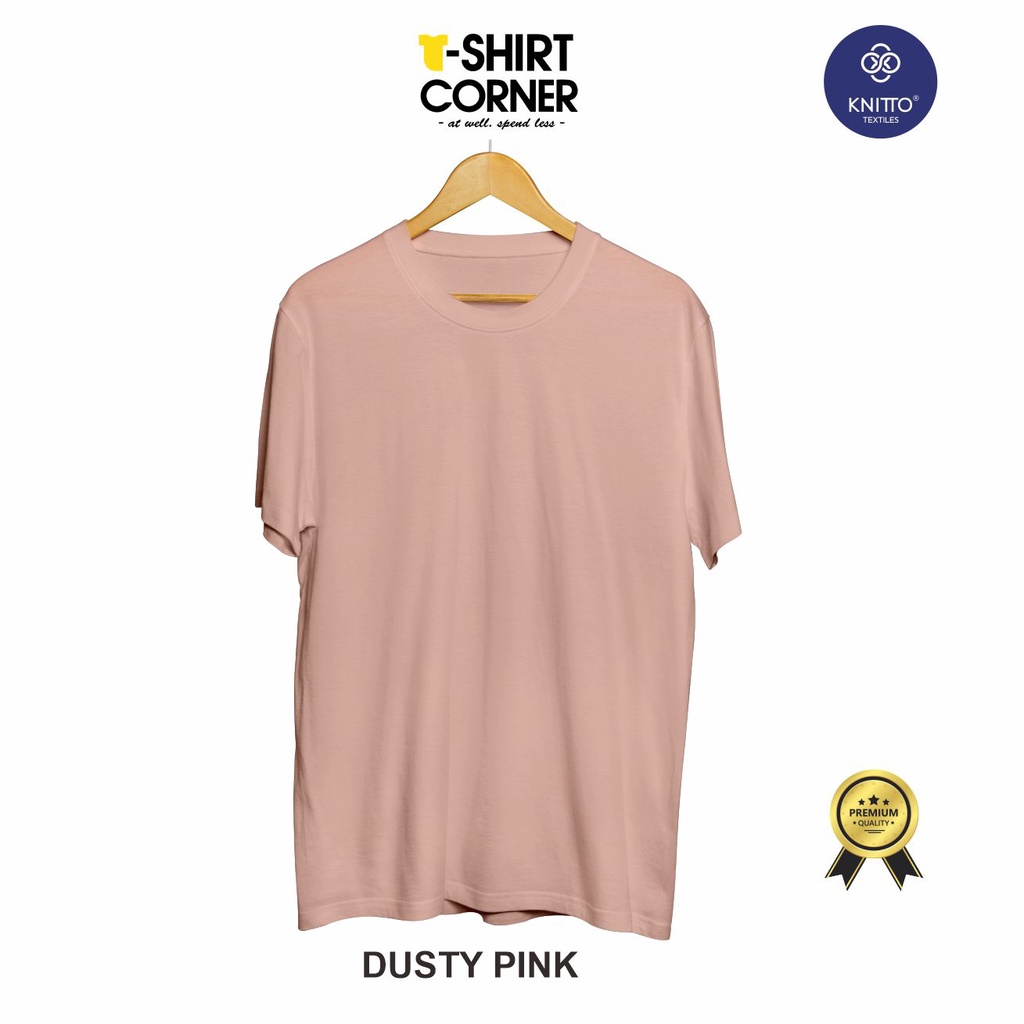 Jual BAJU KAOS POLOS COTTON COMBED 30S PRIA WANITA KNITTO PREMIUM ...