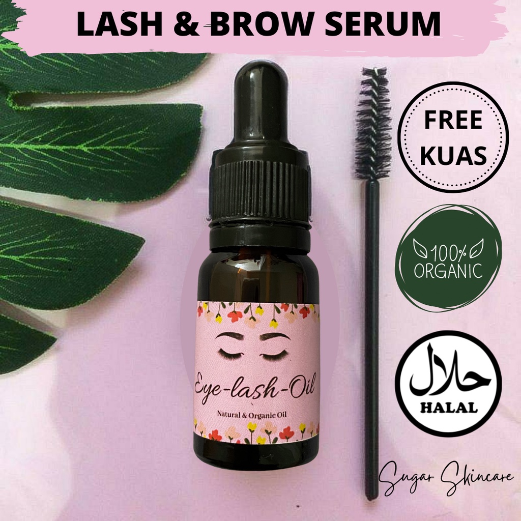 Jual BPOM EYE LASH OIL SERUM EYEBROW & SERUM EYELASH SERUM BULU MATA ...
