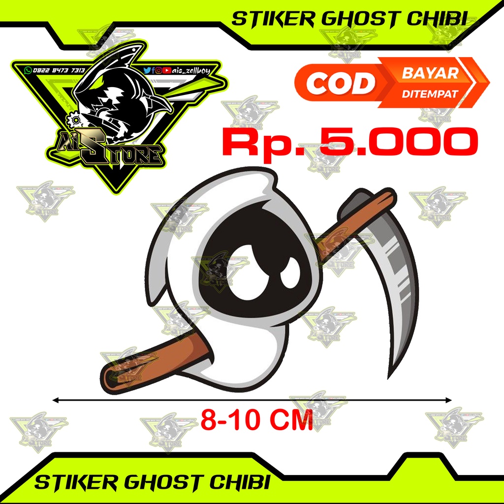 Jual Stiker Ghost Chibi | Shopee Indonesia