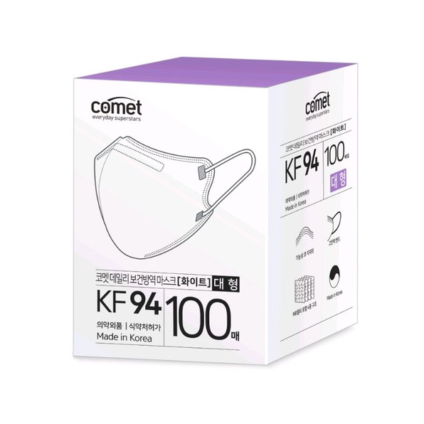 Jual [5Pcs] Comet KF94 Mask Korea 4Ply Masker Medis Korea | Shopee ...