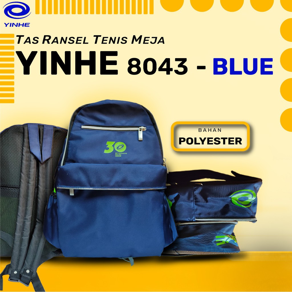 Jual Tas Tenis Meja Pingpong Yinhe 8043 Backpack Blue | Shopee Indonesia