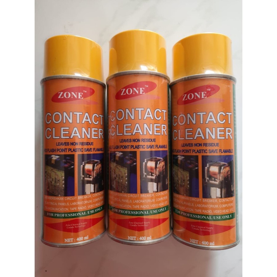 Jual Contact Cleaner Zone Pembersih Komponen Elektronik Dan Kelistrikan ...