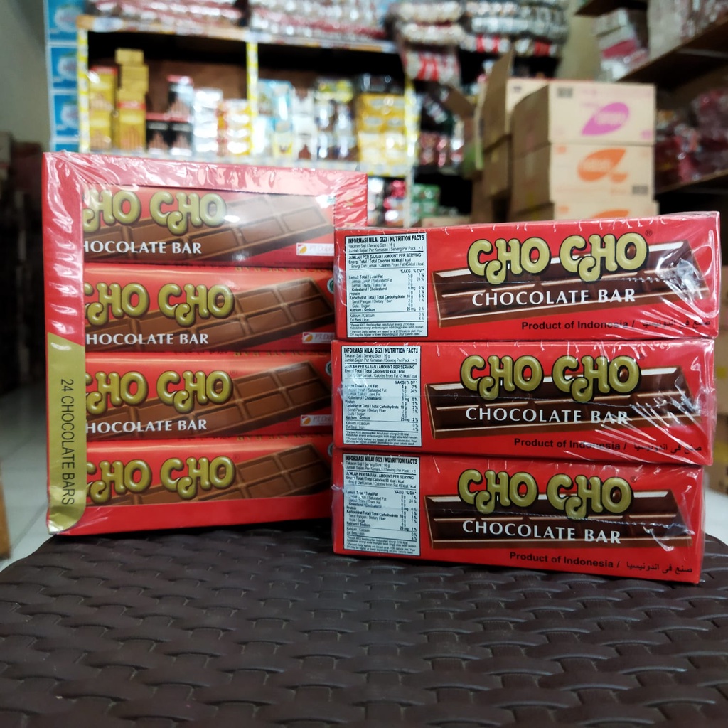 Jual Cokelat Cho Cho Bar isi 24 Pcs ( Harga 1 Box ) | Shopee Indonesia