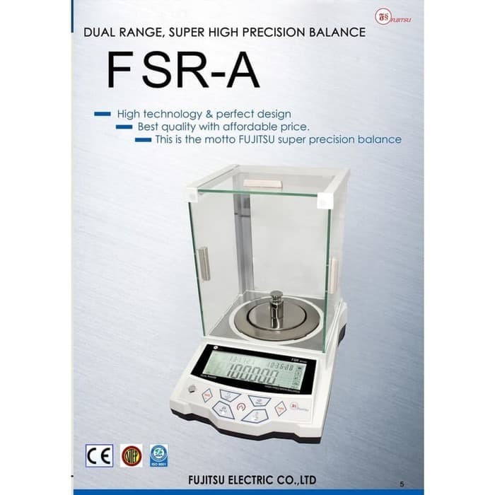 Jual Timbangan Lab Analitik FSR-A 200g x 0,001g Super Precision Balance ...