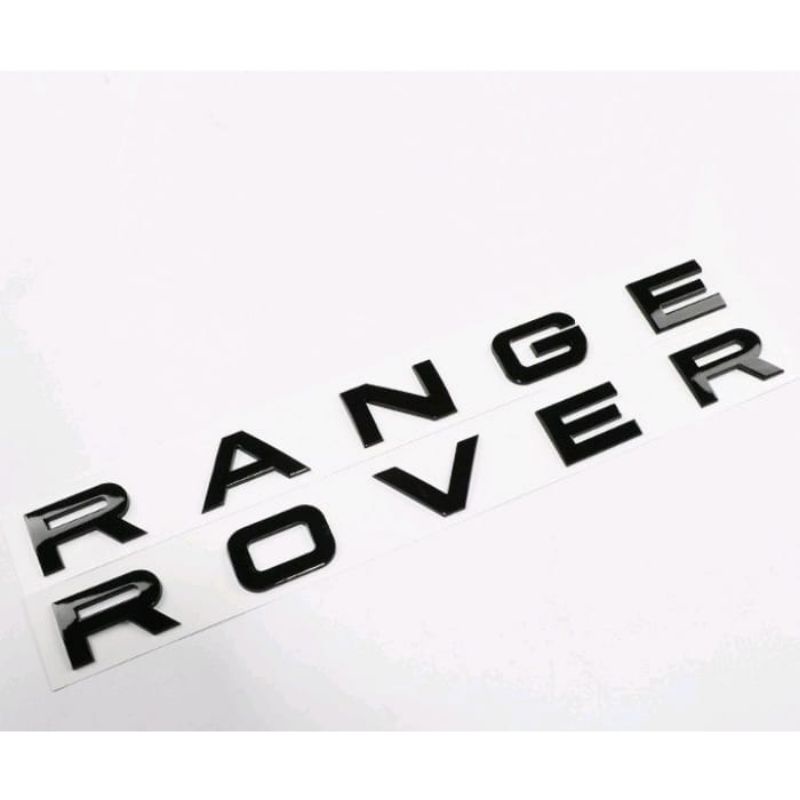 Jual Emblem logo RANGE ROVER big size besar hitam black ukuran original ...