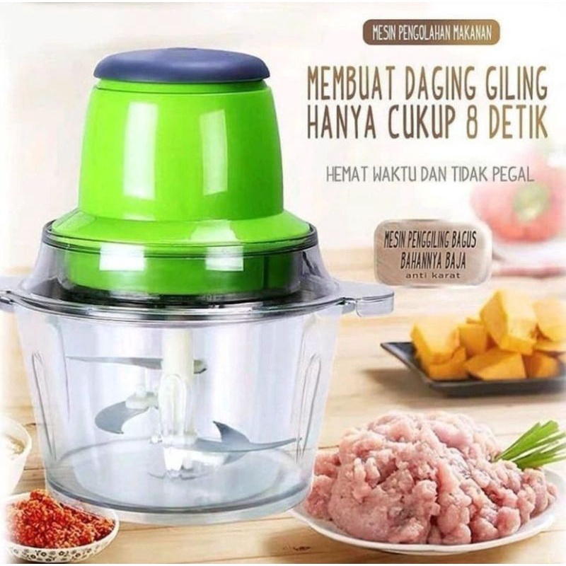 Jual MESIN PENGGILING DAGING MULTIFUNGSI KAPASITAS 1,8 LITER - FOOD ...