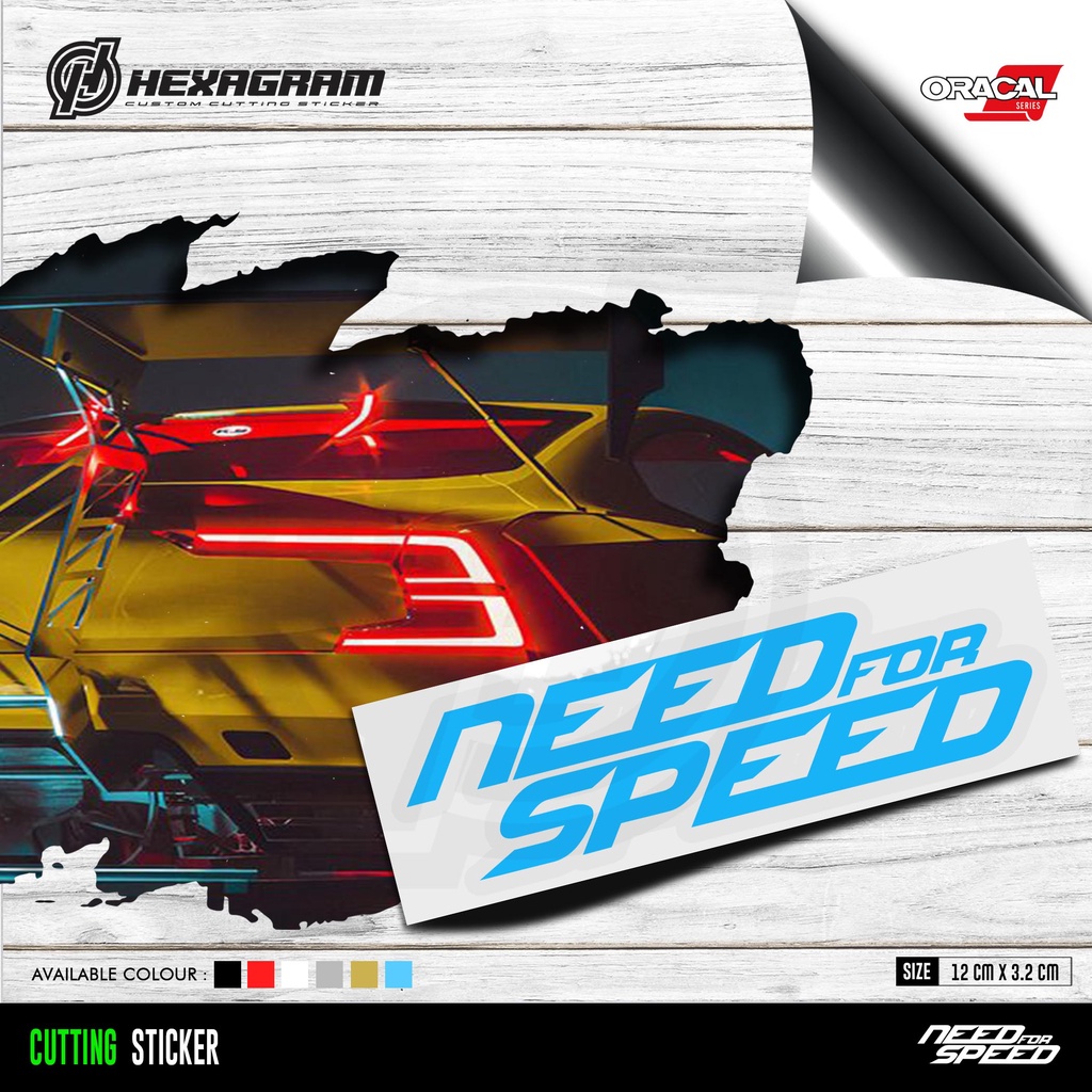 Jual Cutting Sticker Need For Speed | Stiker Need For Speed | Shopee ...