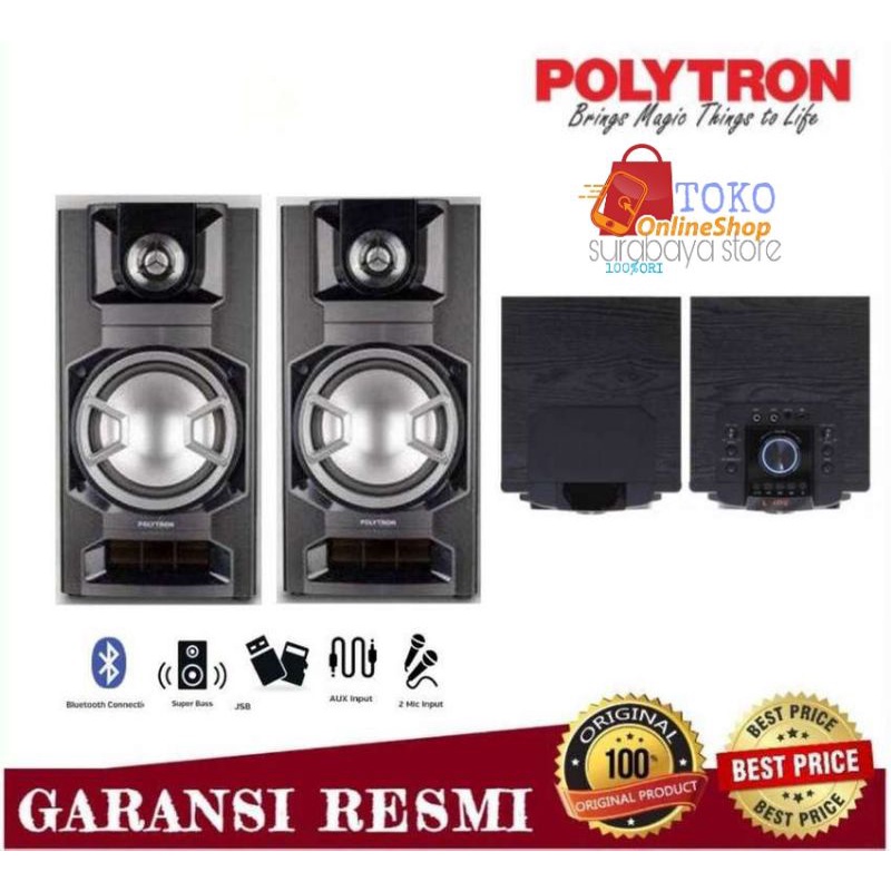 Jual speaker aktive bluetooth POLYTRON PAS 8E12 | Shopee Indonesia