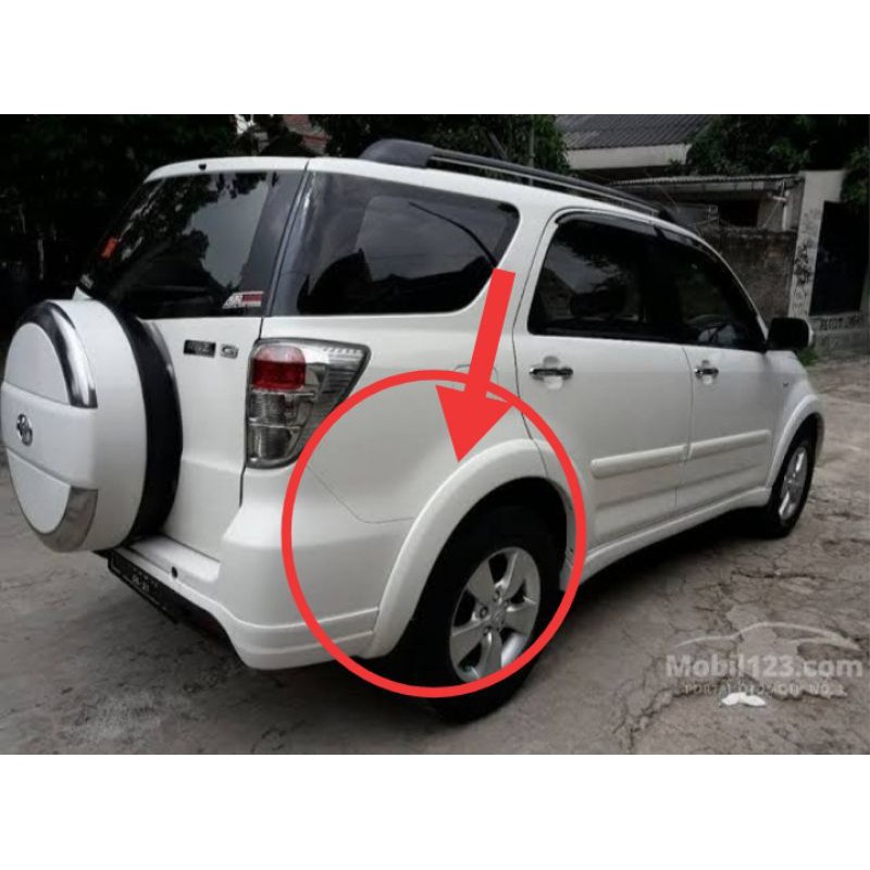 Jual overfender rush belakang / bagian nempel body over fender | Shopee ...