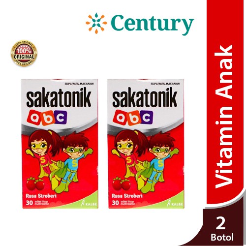 Jual ( 1 Botol ) Sakatonik ABC isi 30 Strawberry / Vitamin / Daya Tahan ...