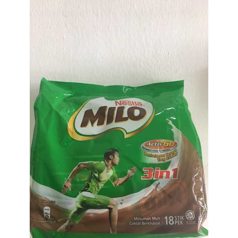 Jual MILO STICK 3 in 1 MALAYSIA 18 STICK | Shopee Indonesia