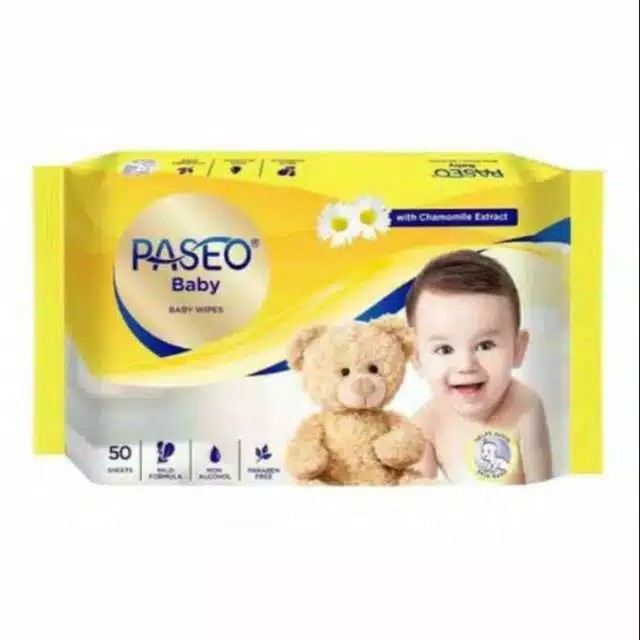 Jual PASEO BABY WIPES TISU TISSUE BASAH TISSUE PASEO TISU BASAH PASEO ...