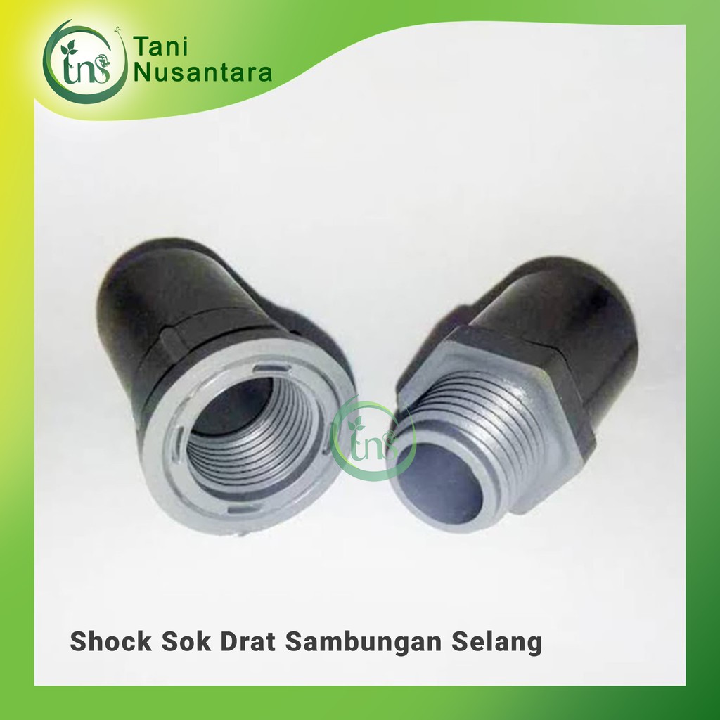 Jual Shock Drat Sambungan Selang Drip Hydrosol Sumber 2 3 4 Dim ...