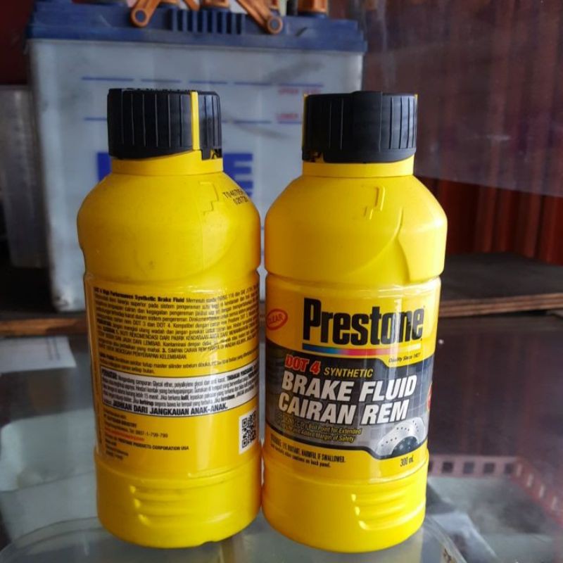 Jual Oli Rem Minyak Rem Prestone DOT 4 Clear Botol 300ml | Shopee Indonesia