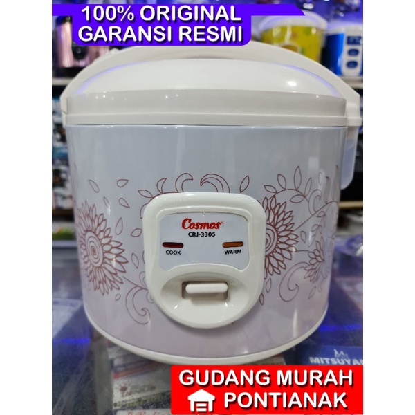Jual Rice cooker cosmos CRJ 3305 / magic com cosmos 1,8liter / magic com cosmos 3305 | Shopee ...