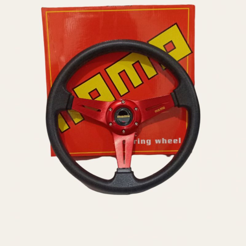Jual Setir racing mobil universal Momo ukuran 14 inci | Shopee Indonesia