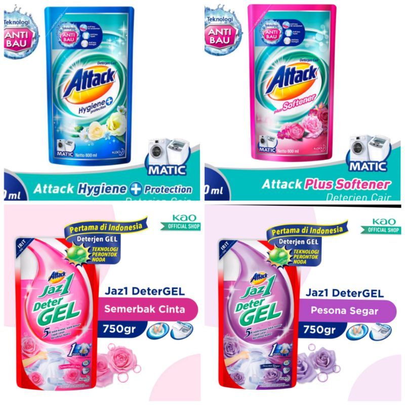 Jual Kao Attack Detergent | Shopee Indonesia