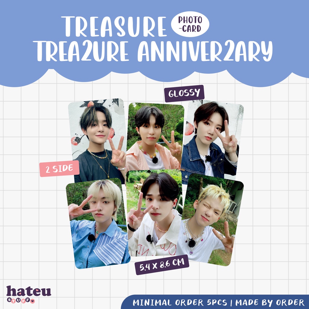 Jual Treasure Unofficial Photocard TREA2URE ANNIVER2ARY Selca ...