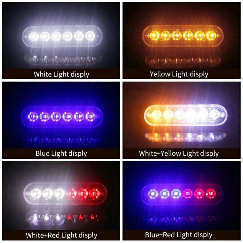 Jual Lampu LED Lampu Peringatan Warning Light 6LED 12-24V - SC888 ...