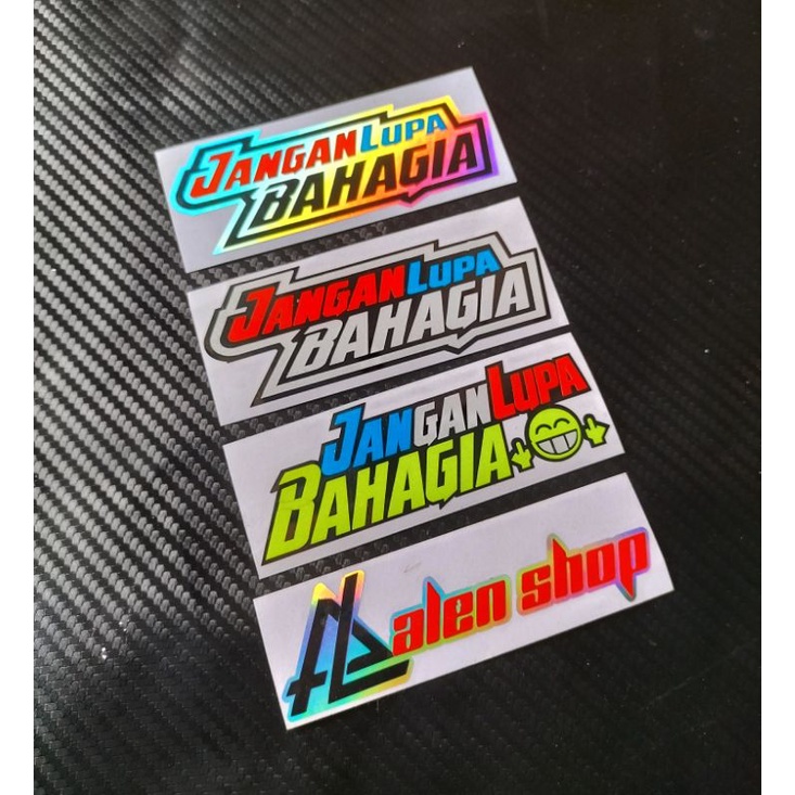 Jual STIKER CUTTING KATA KATA JANGAN LUPA BAHAGIA | Shopee Indonesia