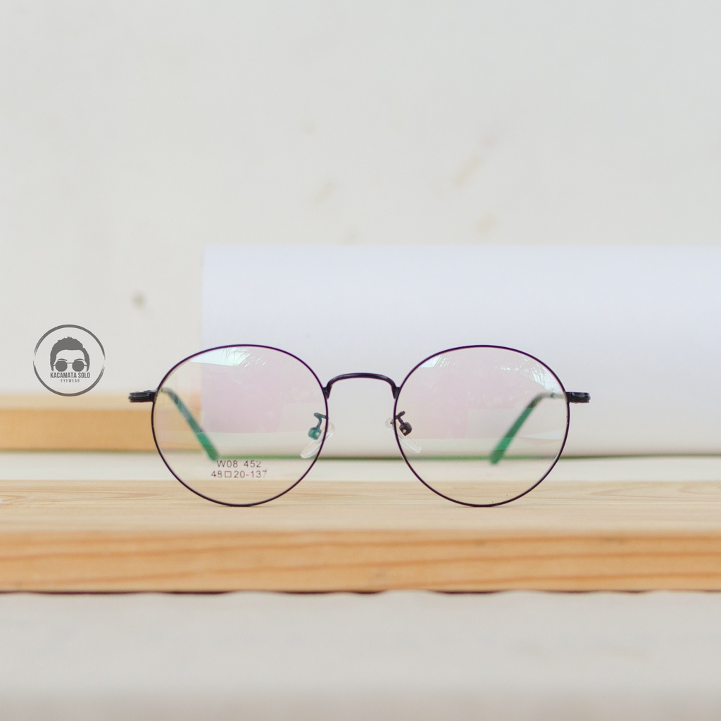Jual FRAME KACAMATA BESI BULAT COCOK MUKA KECIL - BATARI 01 | Shopee ...