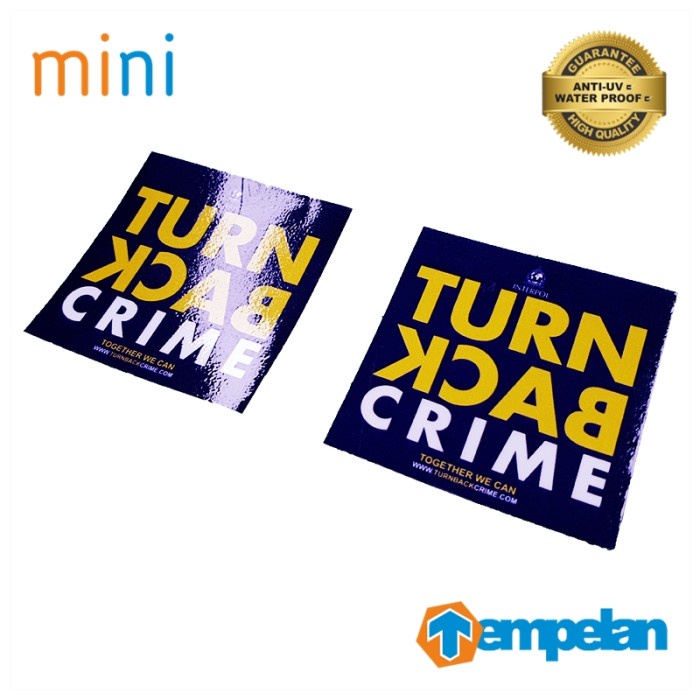 Jual STIKER MINI TURN BACK CRIME | Shopee Indonesia