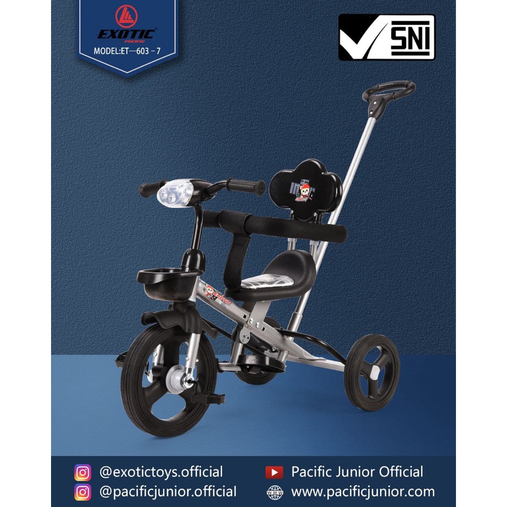 Jual SEPEDA ANAK RODA 3 EXOTIC 603-7 | Shopee Indonesia