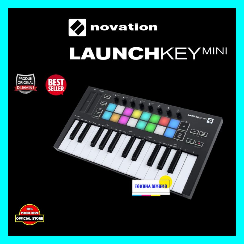 Jual NOVATION Launchkey Mini MK3 Midi Keyboard Controller Original ...