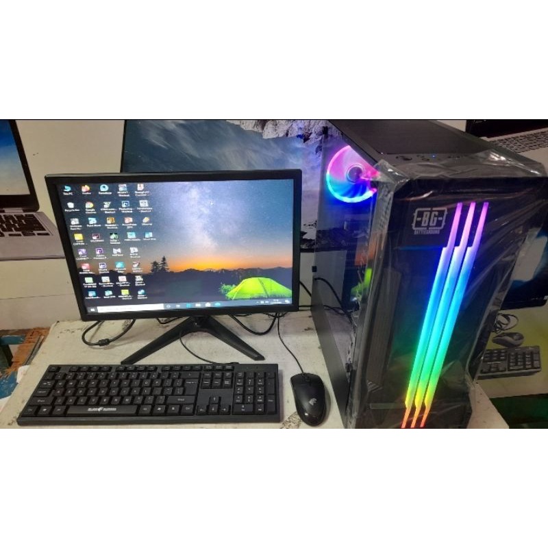 Jual paket pc lengkap ram 16gb free wifi online game desain | Shopee ...