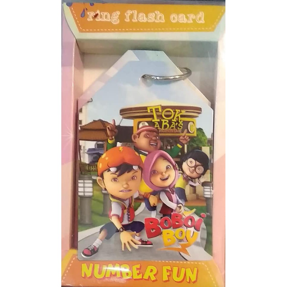 Jual Ring Flash Card Boboiboy Number Fun | Shopee Indonesia