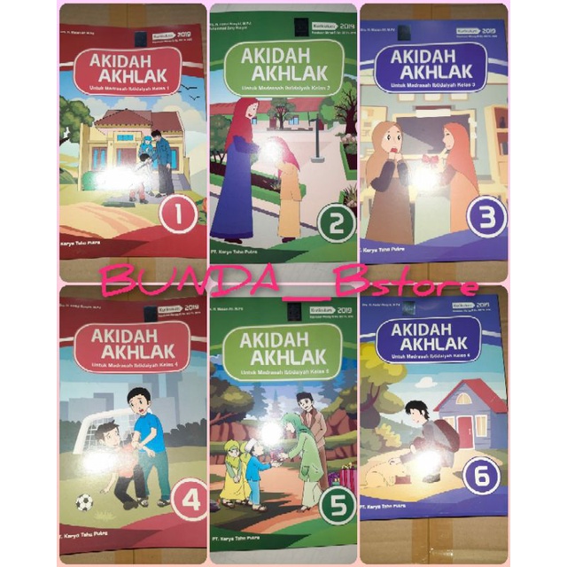 Jual Akidah akhlak SD MI KELAS 1 2 3 4 5 6 TOHA PUTRA KURIKULUM 2019 | Shopee Indonesia