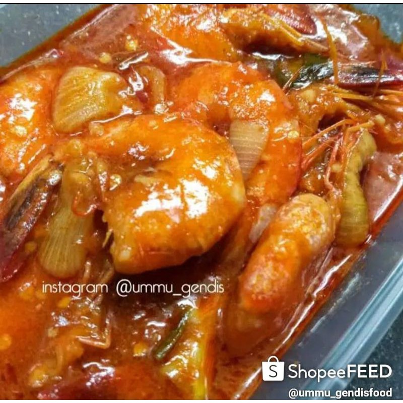 Jual Udang Saus Padang 450gr Frozen food | Shopee Indonesia
