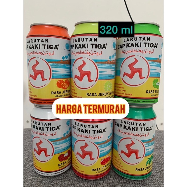 Jual Larutan Penyegar Cap Kaki Tiga (320 ml) - All Variant | Shopee Indonesia