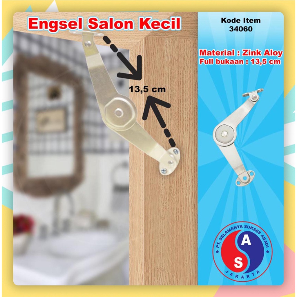 Jual Engsel Salon wayang 5' sliding sleding penahan sikutan jendela ...