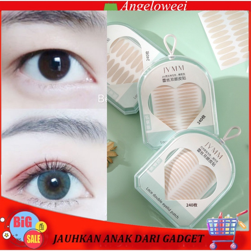 Jual Invisible eyelid tape Double eyelid sticker Selotip lipatan mata ...