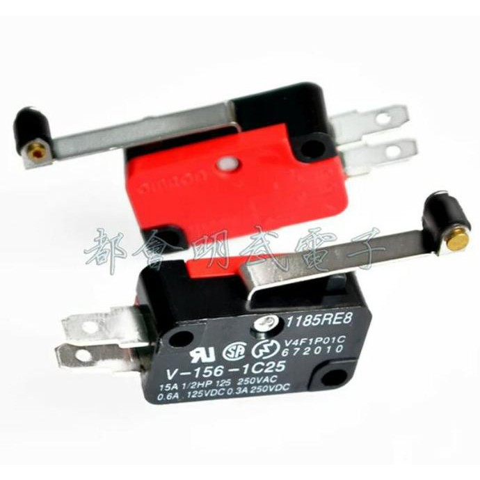 Jual V-156-1C25 Micro Limit Switch Long Hinge Roller Microswitch Ar71 Artec01 Segera Dapatkan ...