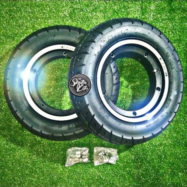 Jual Paket Velg Vrossi Black Polish Dan Ban Mizzle M-09 3.50 Include ...