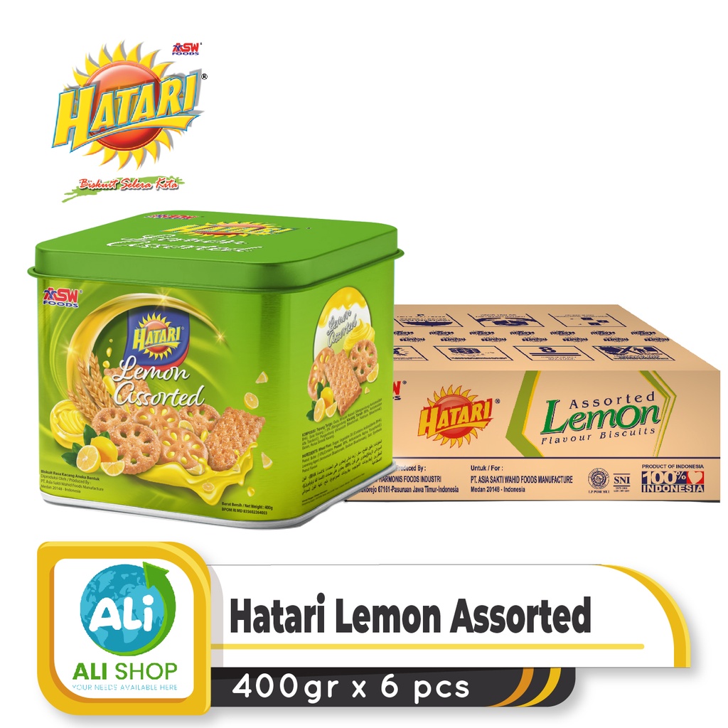 Jual Hatari Lemon Assorted ( 6 tins @ 350 gram ) | Shopee Indonesia