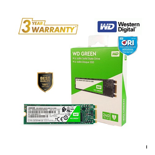 Jual SSD WD Green M.2 2280 240GB - WDC Green M2 240 GB Sata 3 | Shopee ...