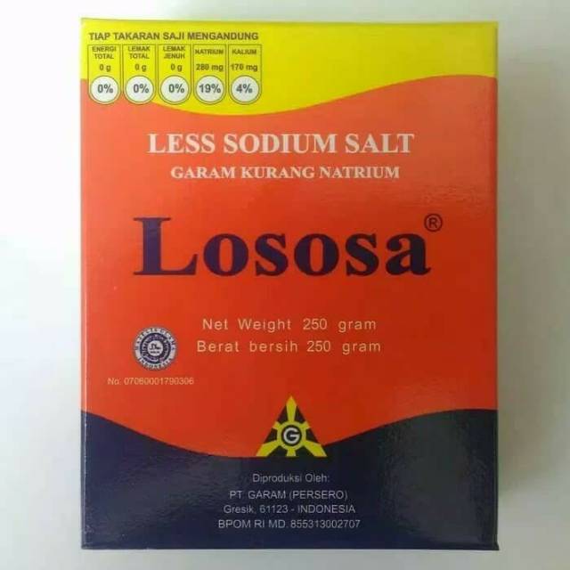 Jual Garam Diet Lososa Rendah Natrium 250 g | Shopee Indonesia