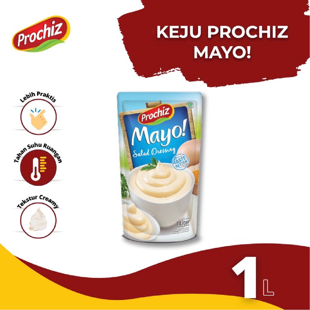 Jual Prochiz Mayo Mayonaise Mayonnaise 1Lt 1 Liter | Shopee Indonesia