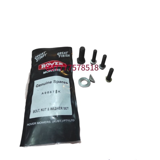 Jual Baut Set Adaptor Rover Spare Part Mesin Potong Rumput Dorong Rover ...