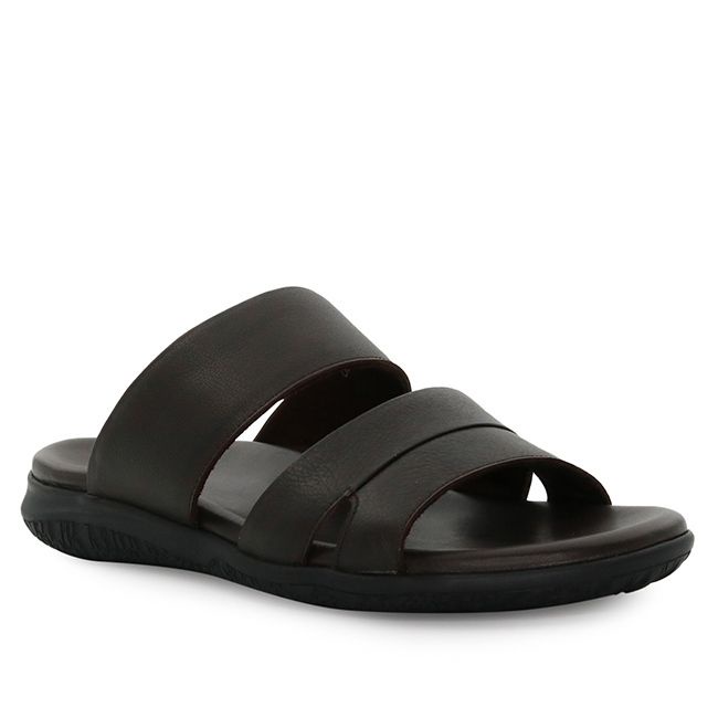 Jual Obermain Sandal Pria EVAAN MONOAH Dark Brown OJ6252DBR | Shopee ...