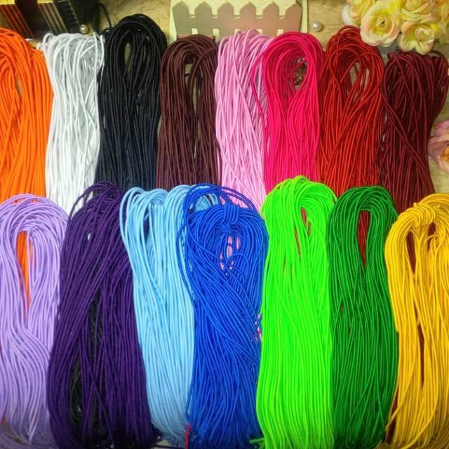 Jual Tali Elastis/Tali TLK/Tali Molor 2mm | Shopee Indonesia