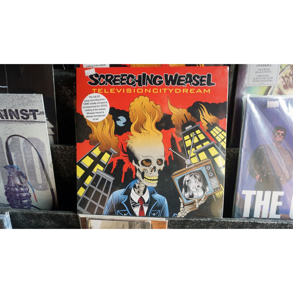 Jual SCREECHING WEASEL - TELEVISION CITY DREAM VINYL | Shopee Indonesia